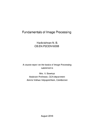 19071 - Digital Signal and Image Processing assignments - 19AIE303 – Signal and Image Processing ...