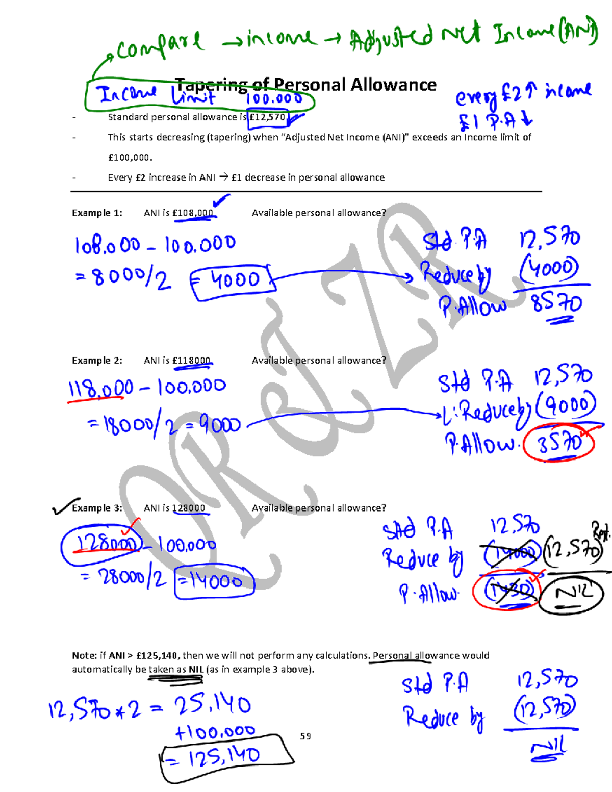 5 Personal Allowance - 16th Oct 2022 - Tapering of Personal Allowance ...