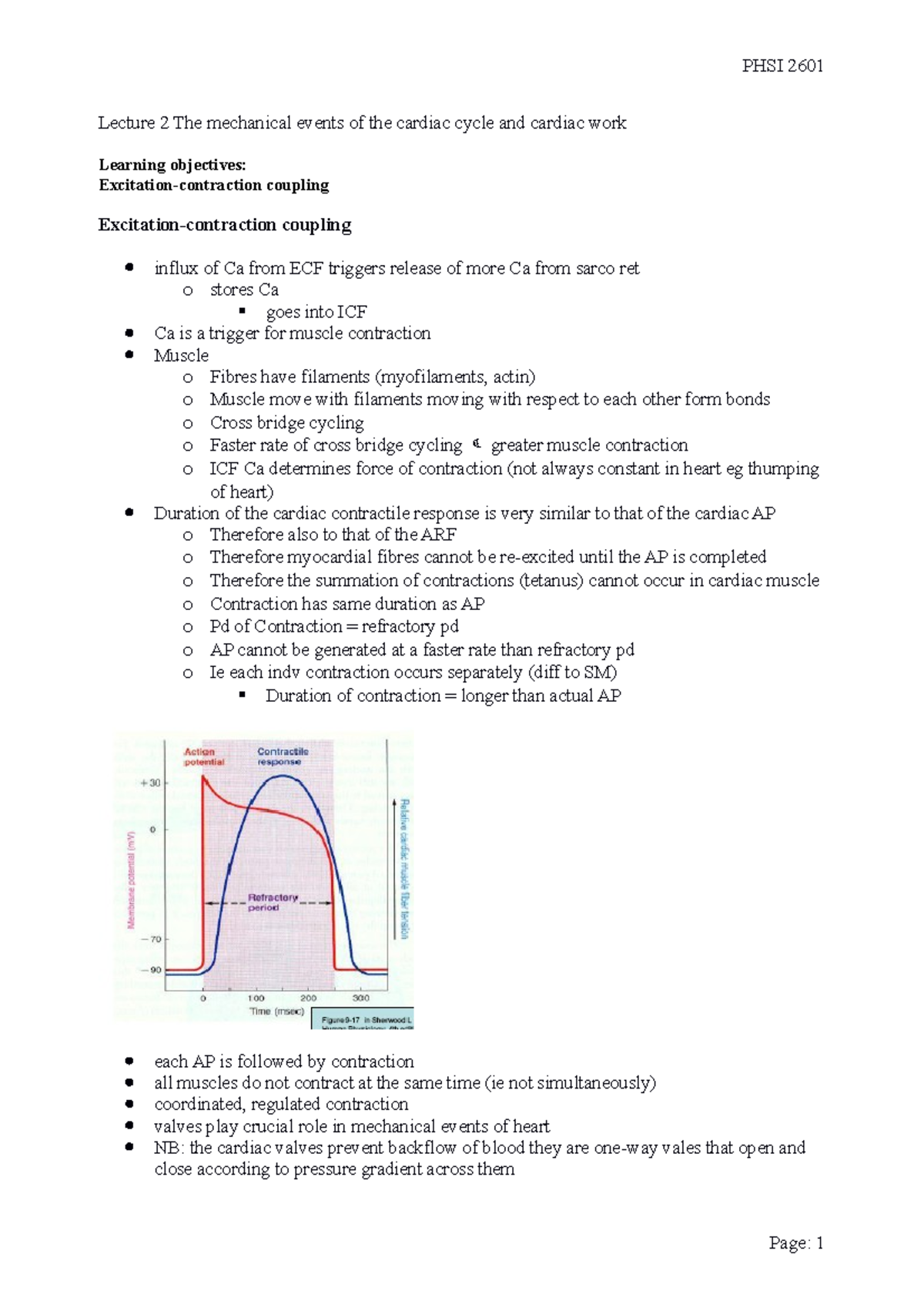 2.Lecture 2 The mechanical events of the cardiac cycle and cardiac work ...