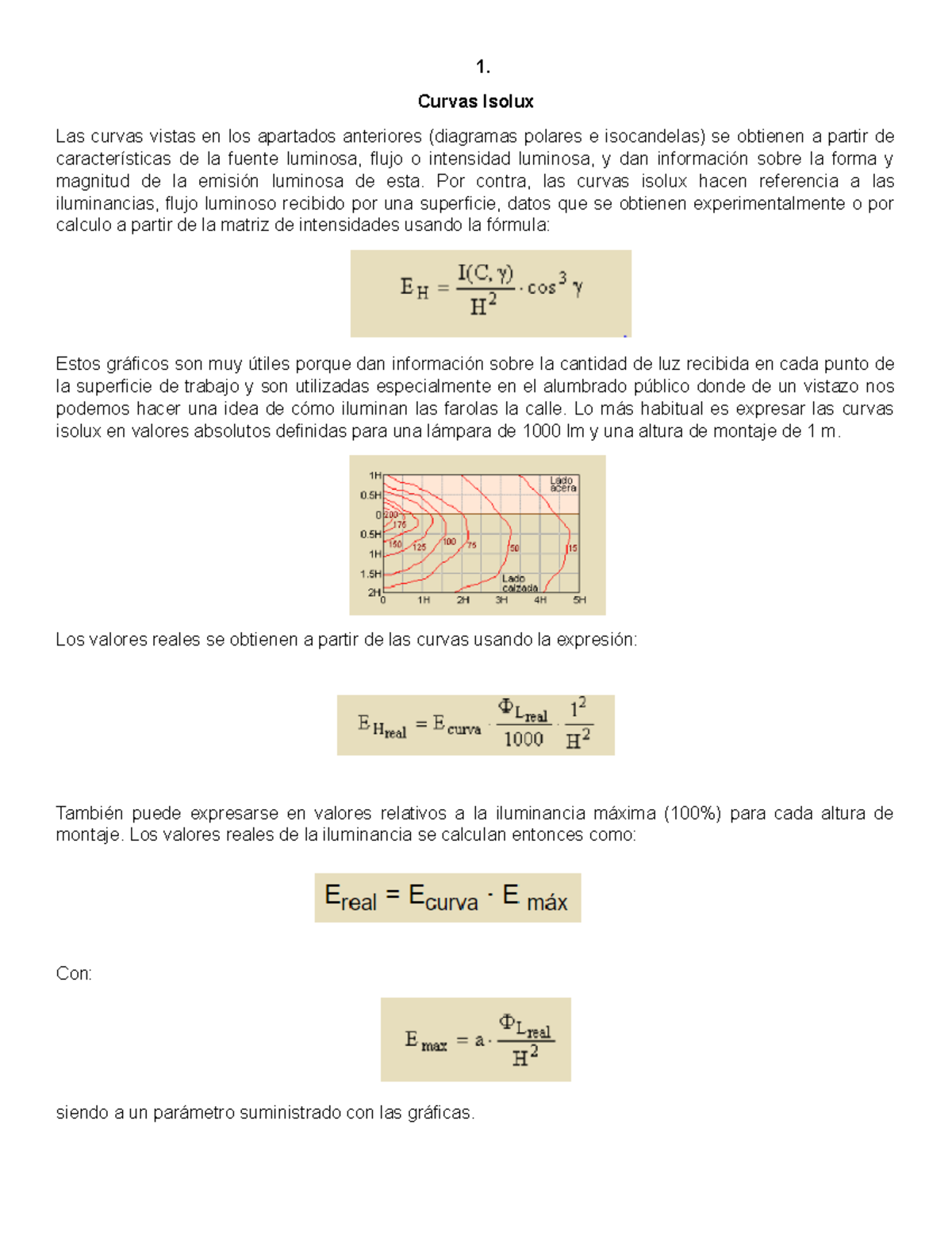 Iluminación - Desarollo de una práctica respecto a la ondas de luz. - 1 ...