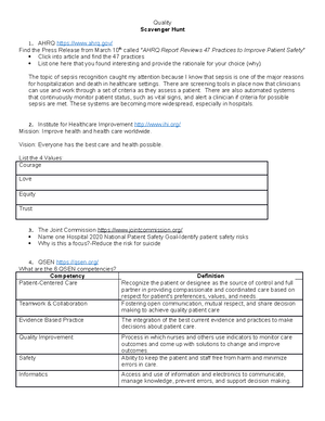 Literature Review Group Project - Workplace Violence Within the Nursing ...