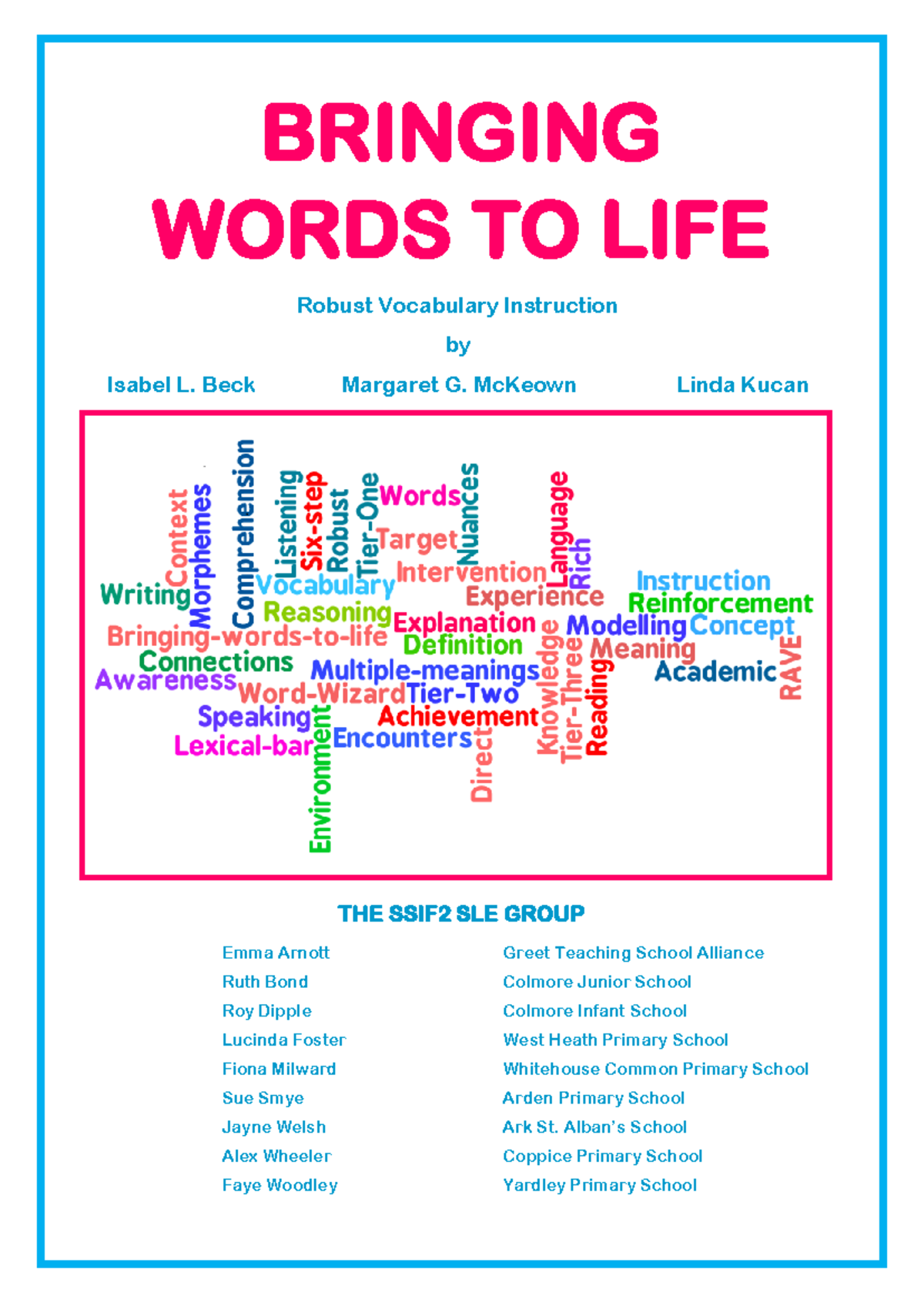 Robust vocab instruction beck mckeown kucan 2 - BRINGING WORDS TO LIFE ...