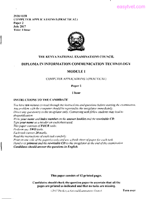 Internet Based Programming - INTERNET BASED PROGRAMMING DIPLOMA IN ICT MODULE III INTRODUCTION ...