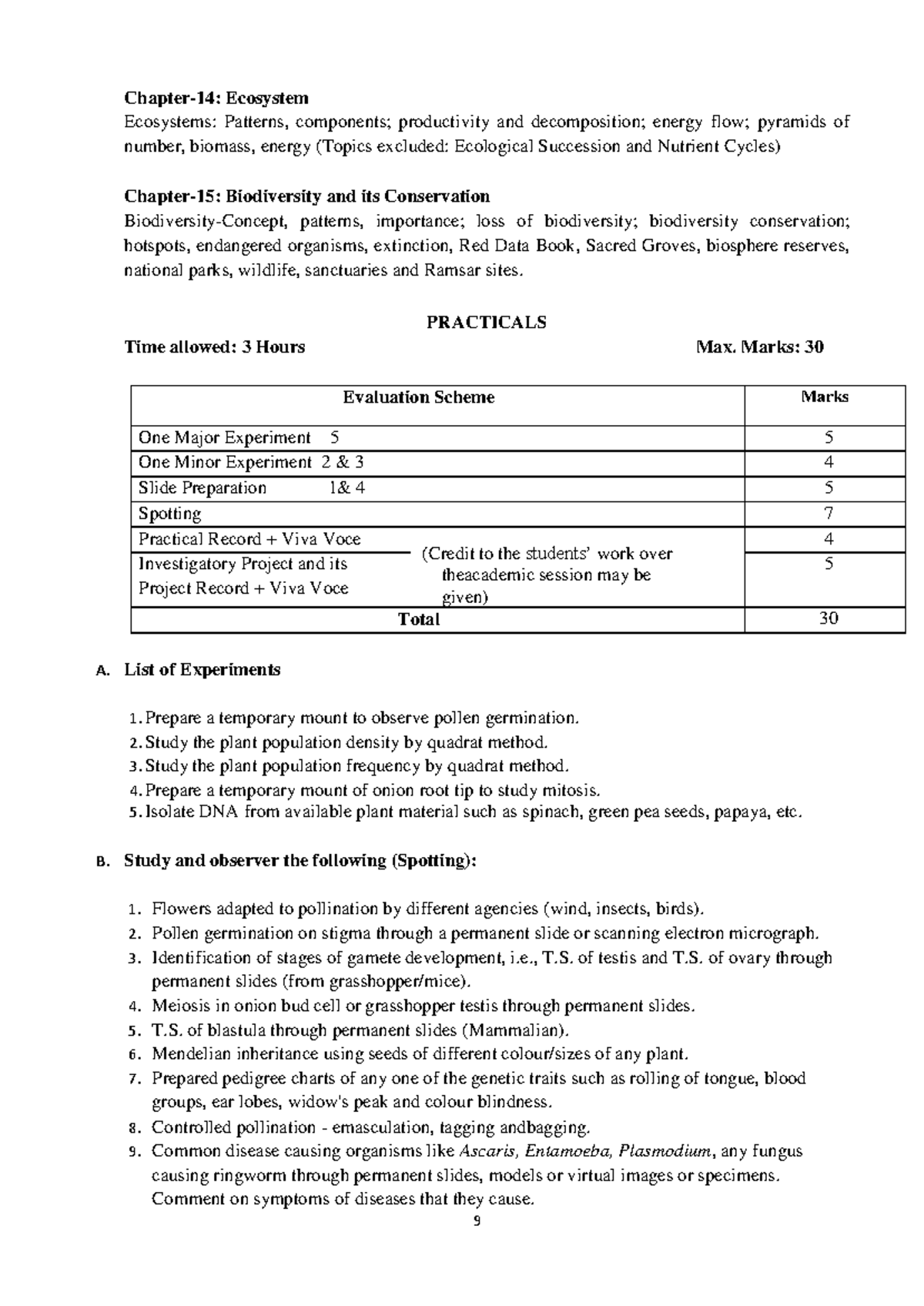 Class notes biology 9 - 9 Chapter-14: Ecosystem Ecosystems: Patterns ...