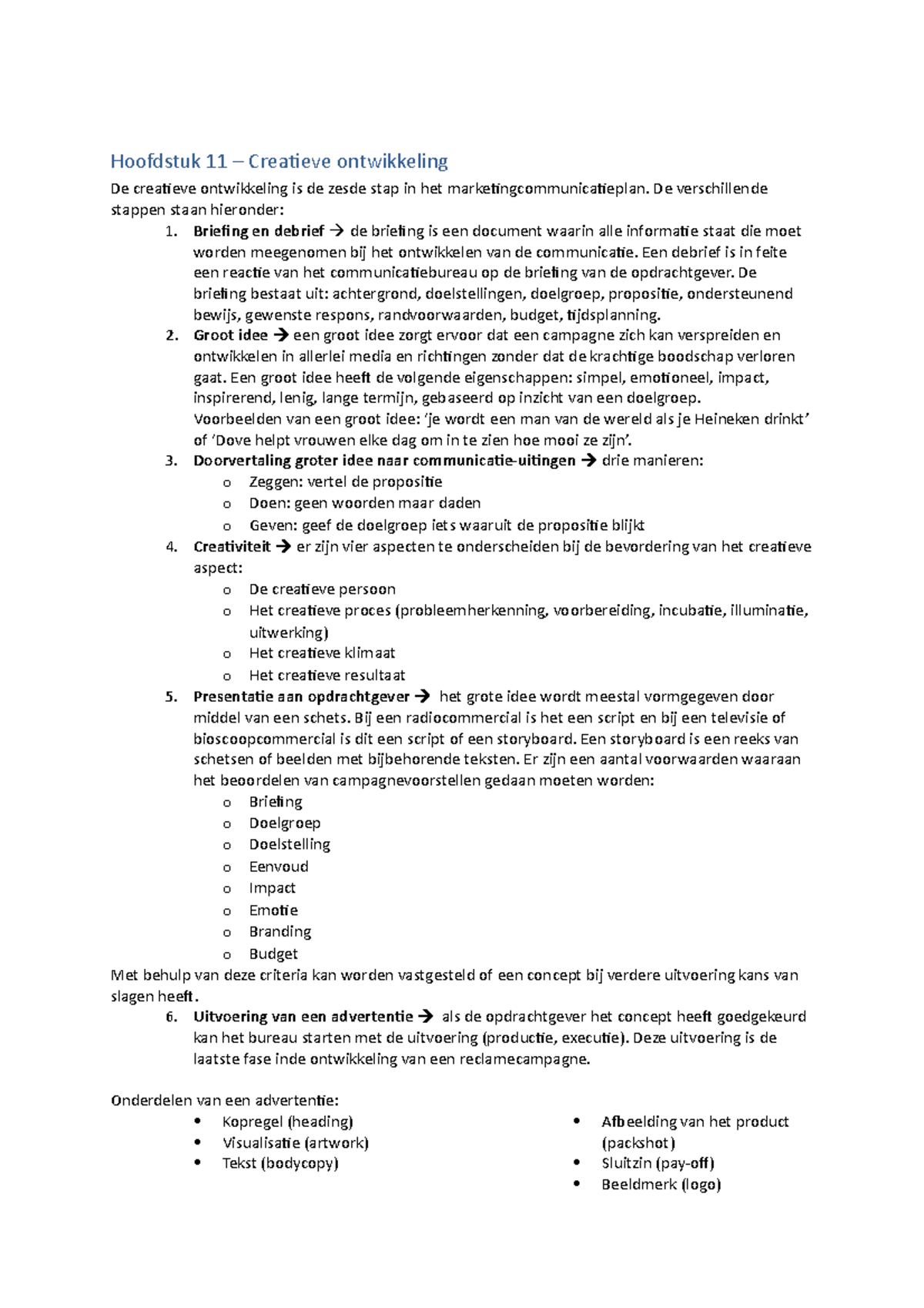 Samenvatting boek marketingcommunicatie strategie - Toegepaste ...