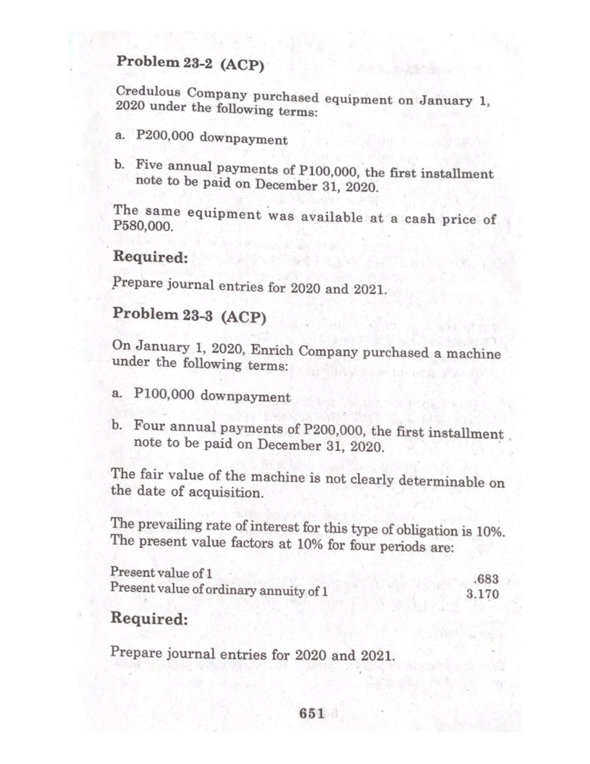 Practice Problems - Intermediate Accounting Vol.1 - Studocu