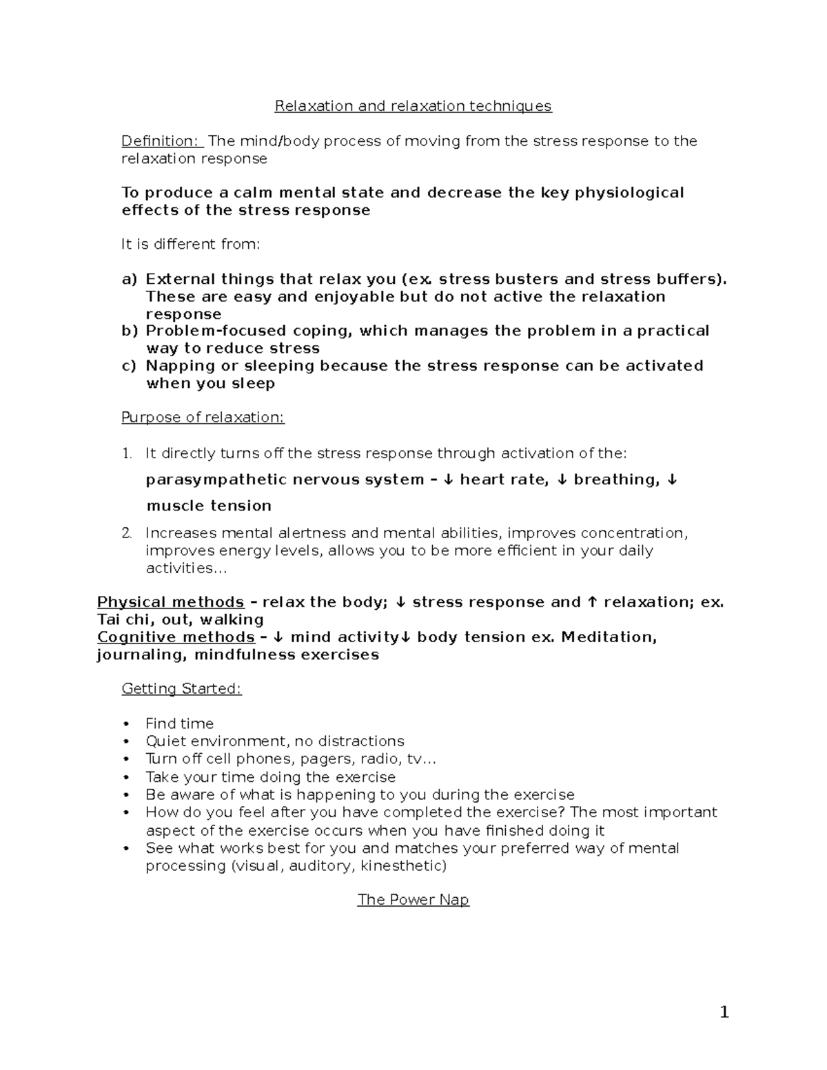 2019 1011 week6 relaxation techniques - Relaxation and relaxation ...