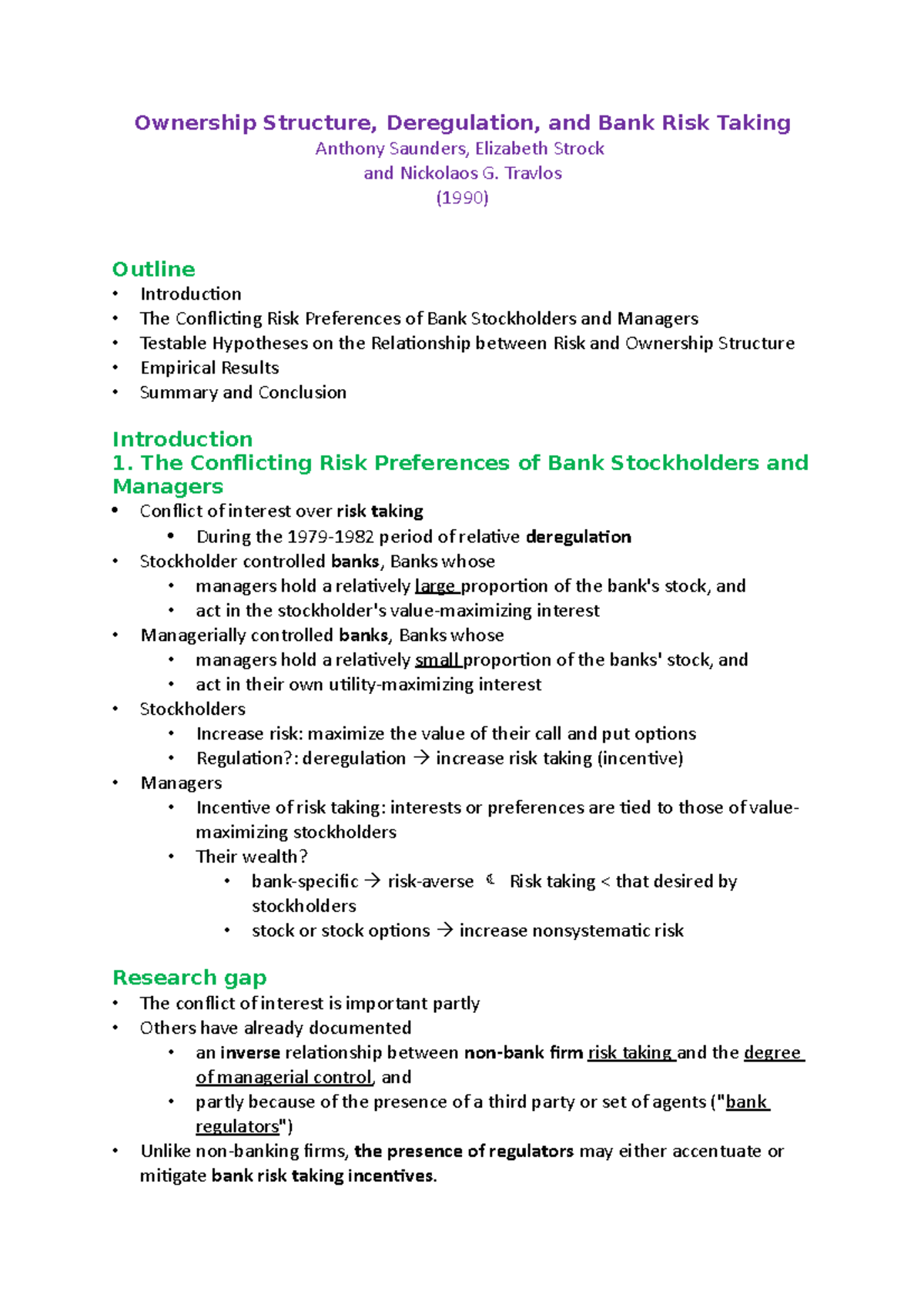 Ownership.Structure.Deregulation.and.Bank - Ownership Structure ...