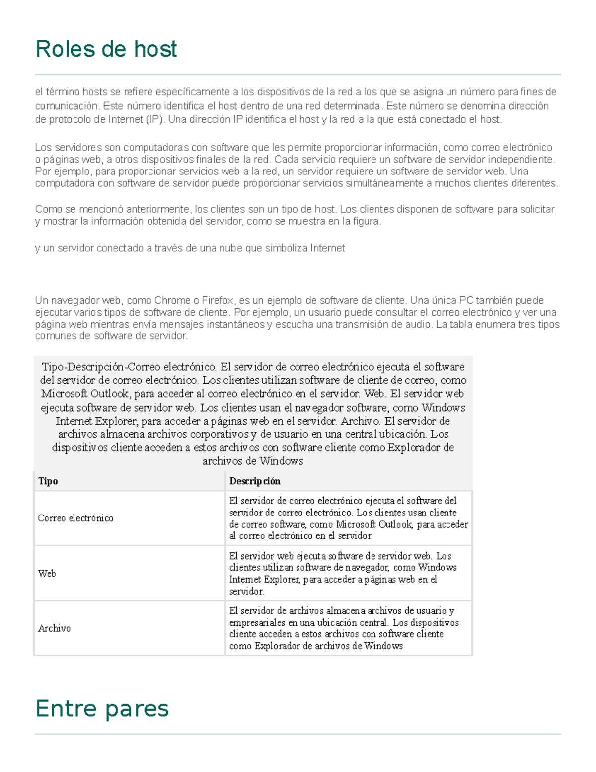 Roles de host - YA - Roles de host el término hosts se refiere ...