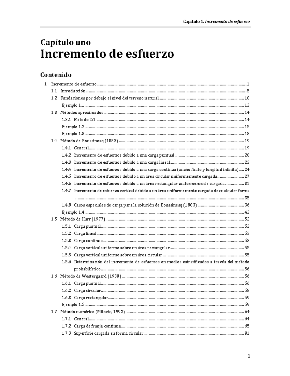 Cap01 Incremento de esfuerzo - Capítulo 1. Incremento de esfuerzo ...