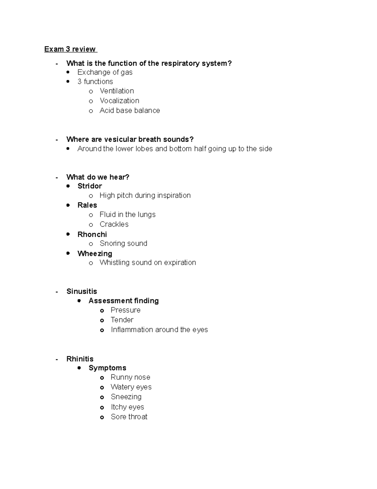 MED Surge EXAM 3 - Exam 3 review What is the function of the ...