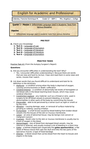 Kabanata 1 - Panitikang Filipino - KABANATA 1 - SAMU’T SARING KABATIRAN SA PANITIKANG FILIPINO ...