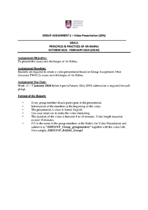 QUIZ 2 RISK N Return JAN 2022 Q - QUIZ2/MAF253/JAN Universiti Teknologi MARA Quiz 2: Risk and ...