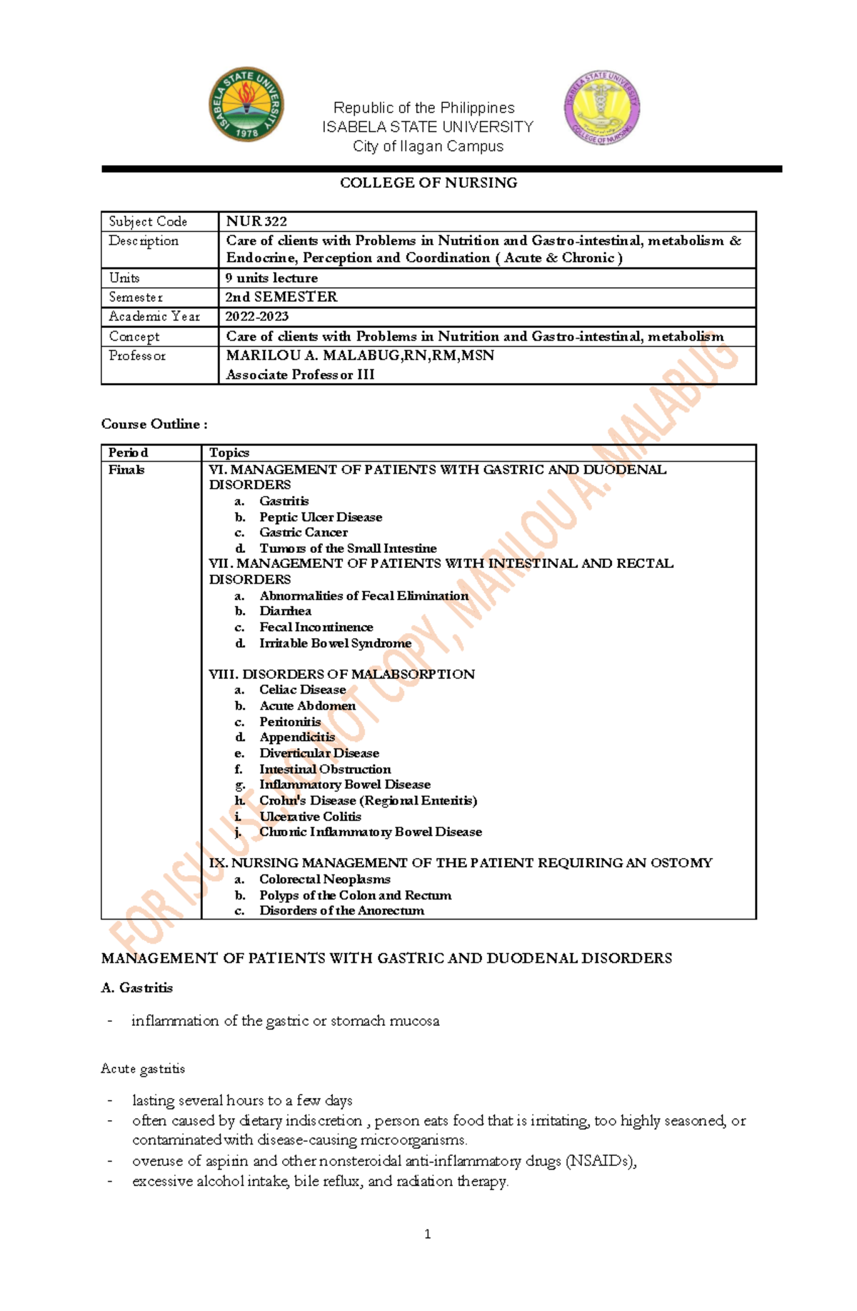 GI-Module-Finals - GODBLESS - Republic of the Philippines ISABELA STATE UNIVERSITY City of ...
