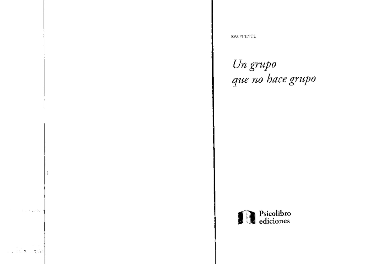 un grupo que no hace grupo - Eva Puente Lic. Tamara B. Puente 129 ...
