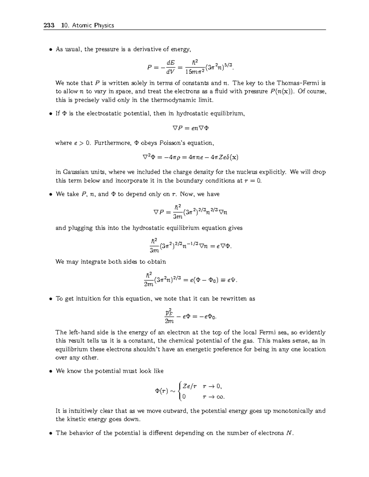 Physics-58 - physics notes - As usual, the pressure is a derivative of ...