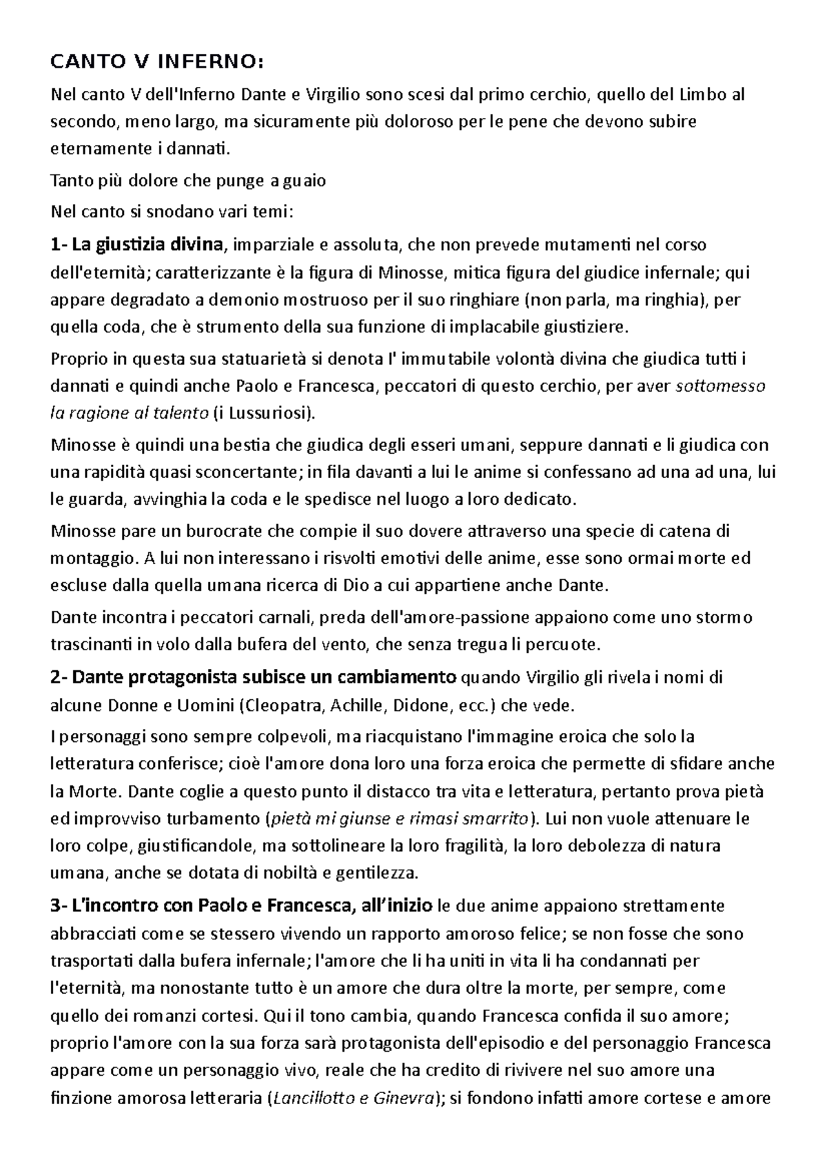 Divina Commedia - Inferno canto 5 - CANTO V INFERNO: Nel canto V dell ...