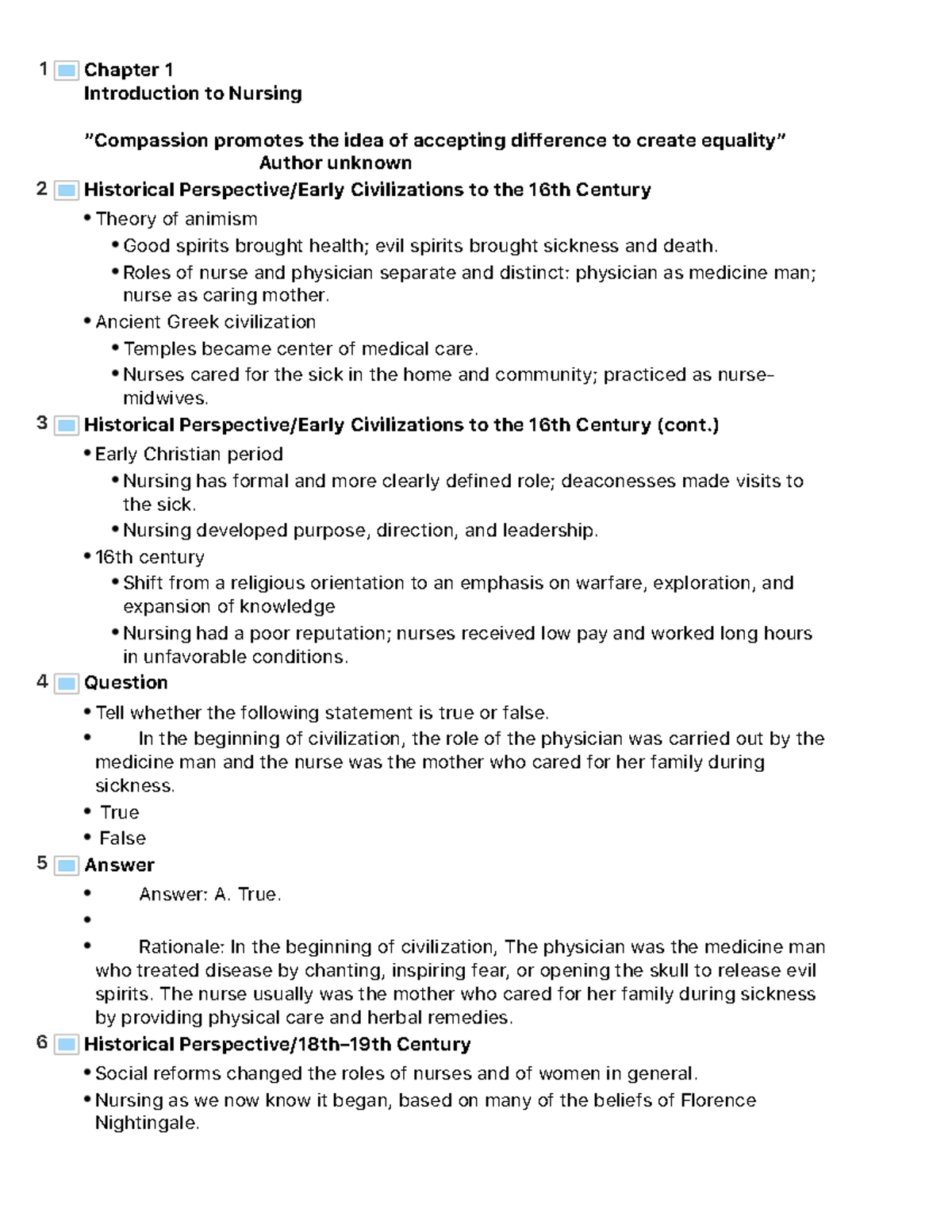N110 WEEK 1 PPT 1 - Chapter 1 Introduction to Nursing “Compassion ...