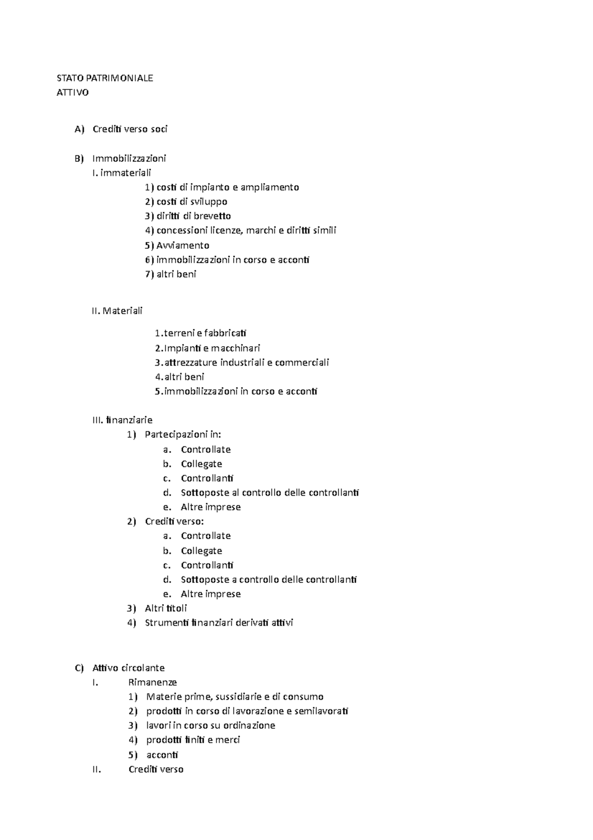 SP CE - schema di ragioneria generale e applicata sullo stato ...