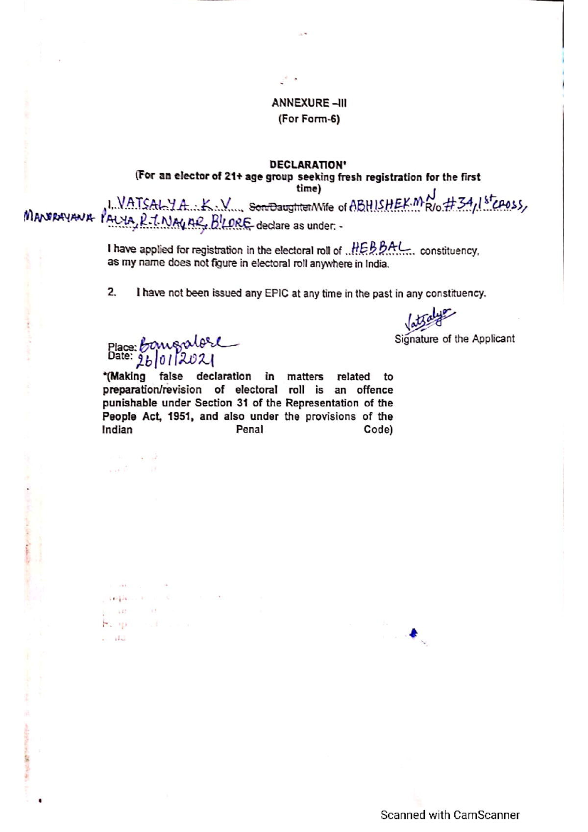 Form No 6 - FORM 6 - Civil engineering - Studocu