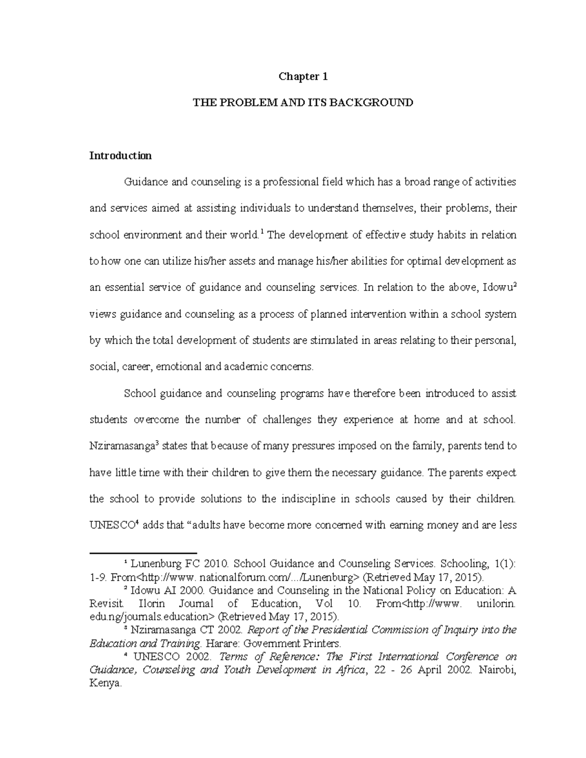 Chapter 1 THE Problem AND ITS Background - Chapter 1 THE PROBLEM AND ITS BACKGROUND Introduction ...