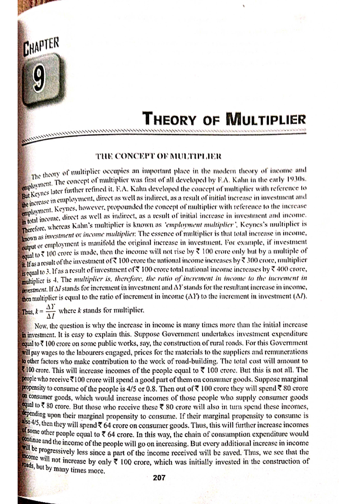 Multiplier - Economics - Studocu