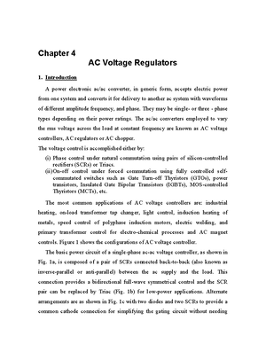 AC Voltage Controller Circuits - AC VOLTAGE CONTROLLER CIRCUITS (RMS VOLTAGE CONTROLLERS ...
