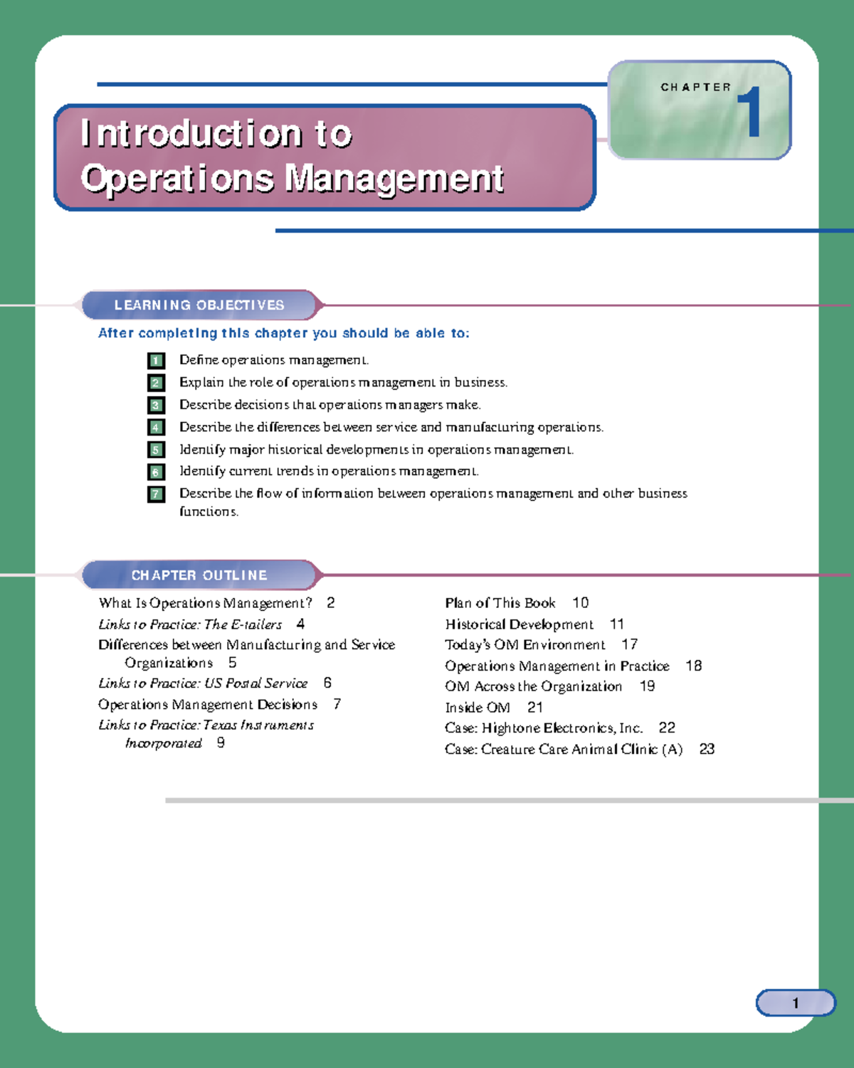 Operational Management Handbook - 000 1 1 What Is Operations Management ...