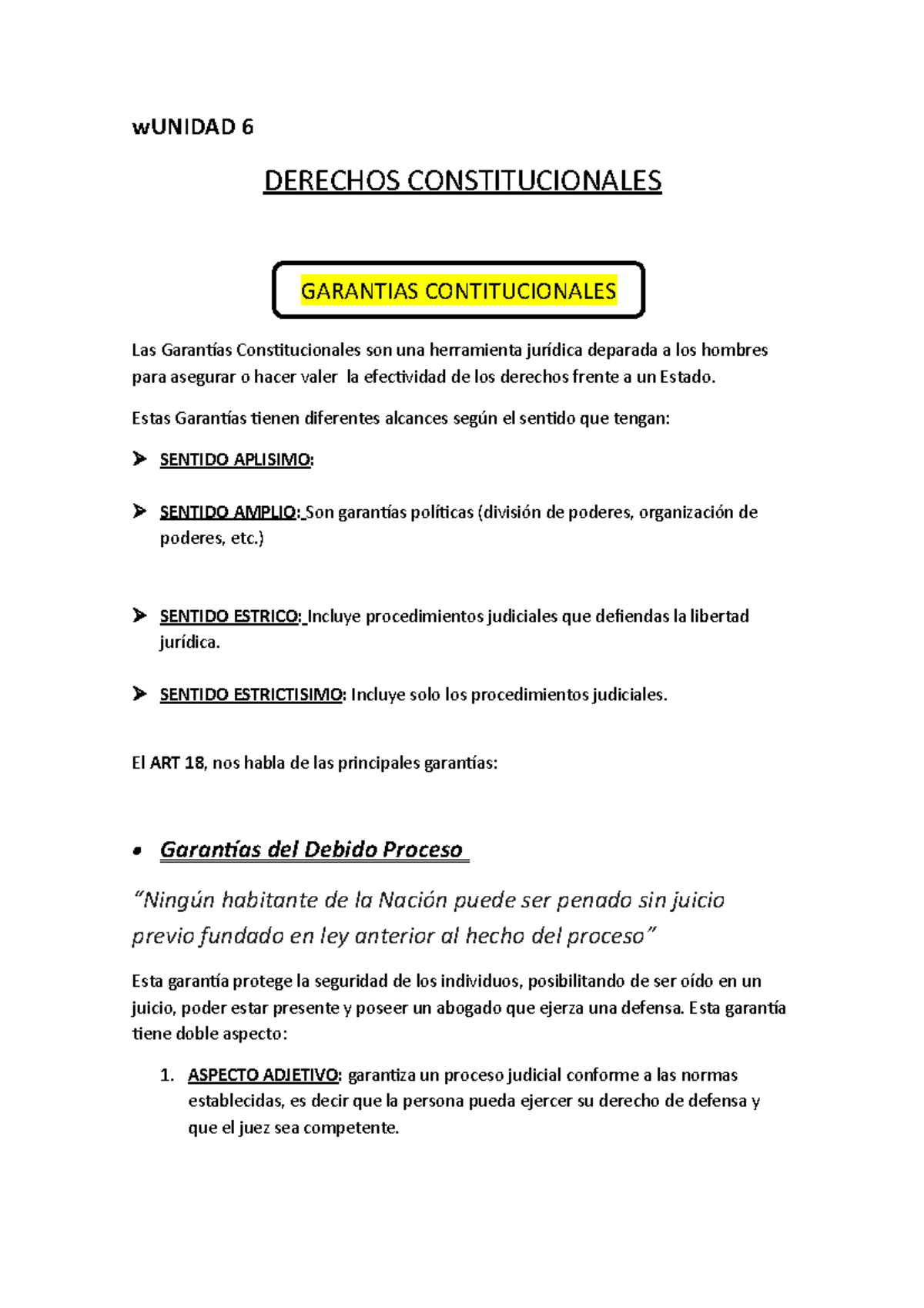 Unidad 6 derecho publico, cs economicas nknkn - Derecho Público - UNLaM ...