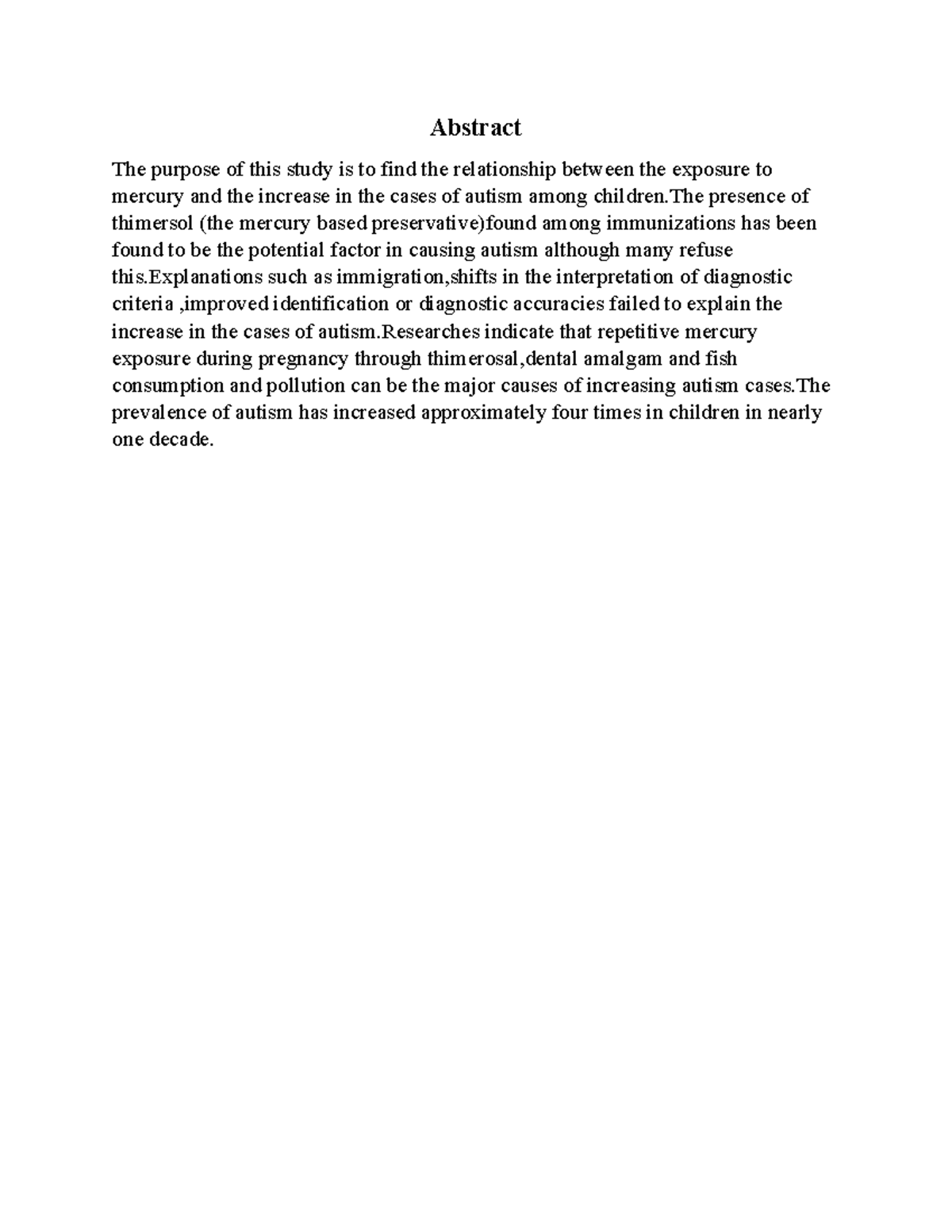 Abstract - Abstract The purpose of this study is to find the ...