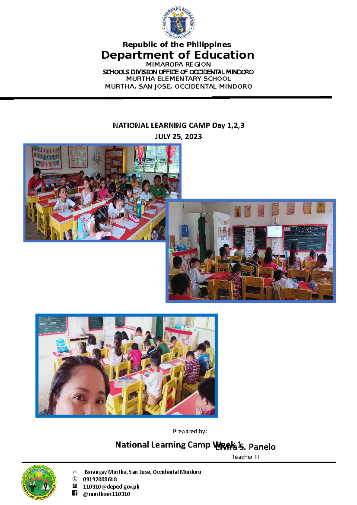 NLC Developing CAMP - none - Republic of the Philippines Department of ...