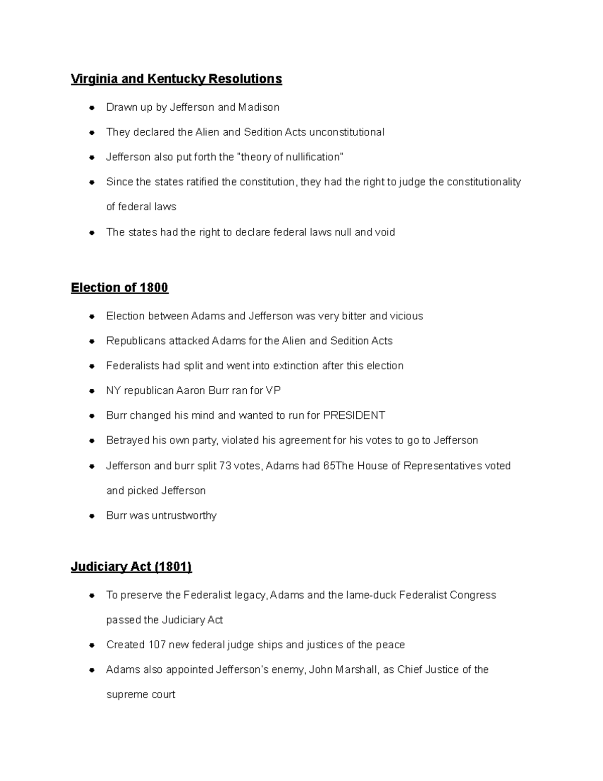 History-300-Lecture-Notes-10 19 - Virginia and Kentucky Resolutions ...