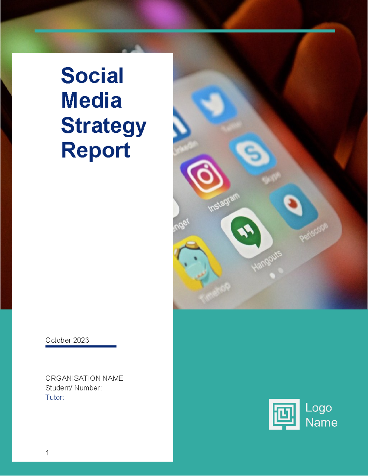 CYB104 A3 Template Sem 2 2023 - October 2023 ORGANISATION NAME Student ...