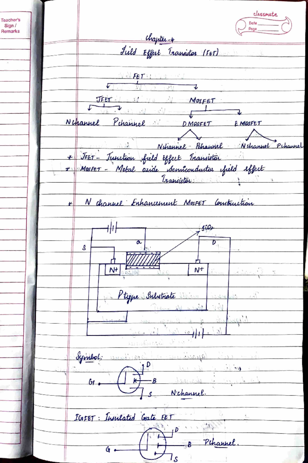 Unit 4 ssd complete notes - Teacher's Sign / Remartcs l : N+ '. ' I 'I ...