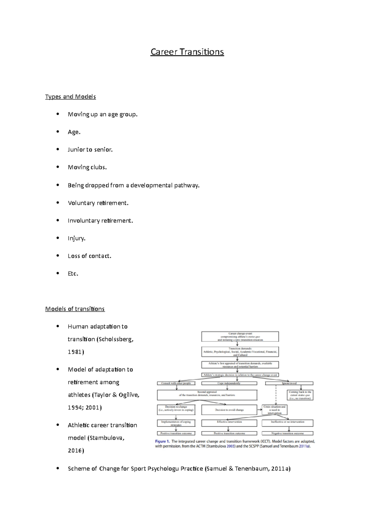 Career transitions - Career Transitions Types and Models Moving up an ...