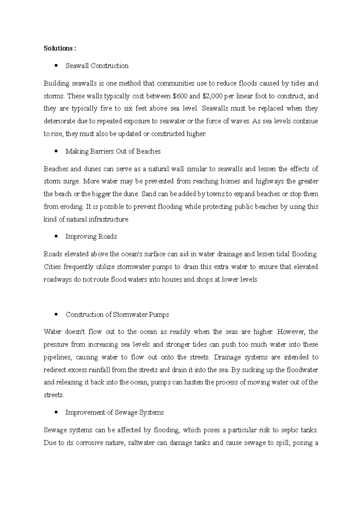 Doc 6 - example of paper. - Solutions : Seawall Construction Building ...
