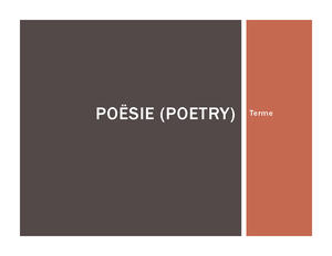 Ontleding-van-gedigte - DIE ONTLEDING VAN GEDIGTE 1. UITERLIKE BOU VAN ...