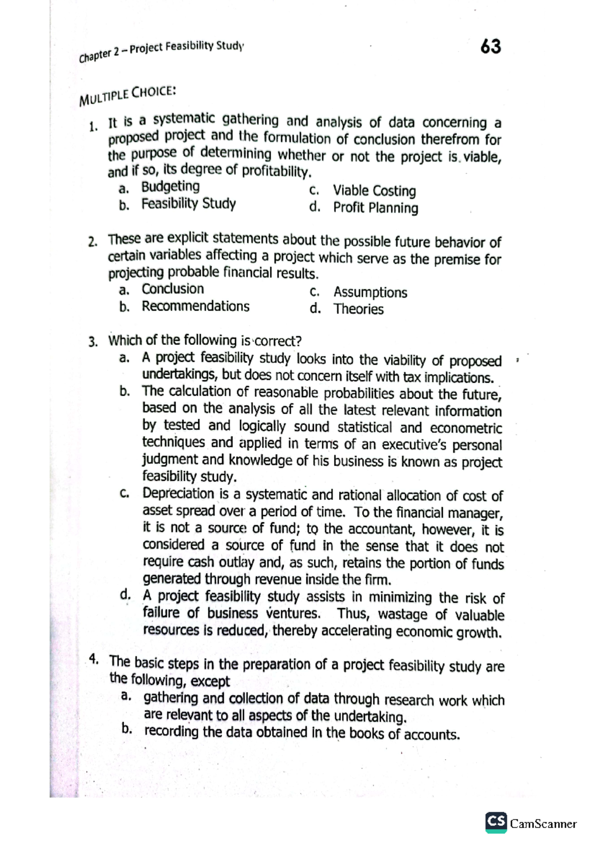 Project-FS - feasibility study - Accounting - Studocu