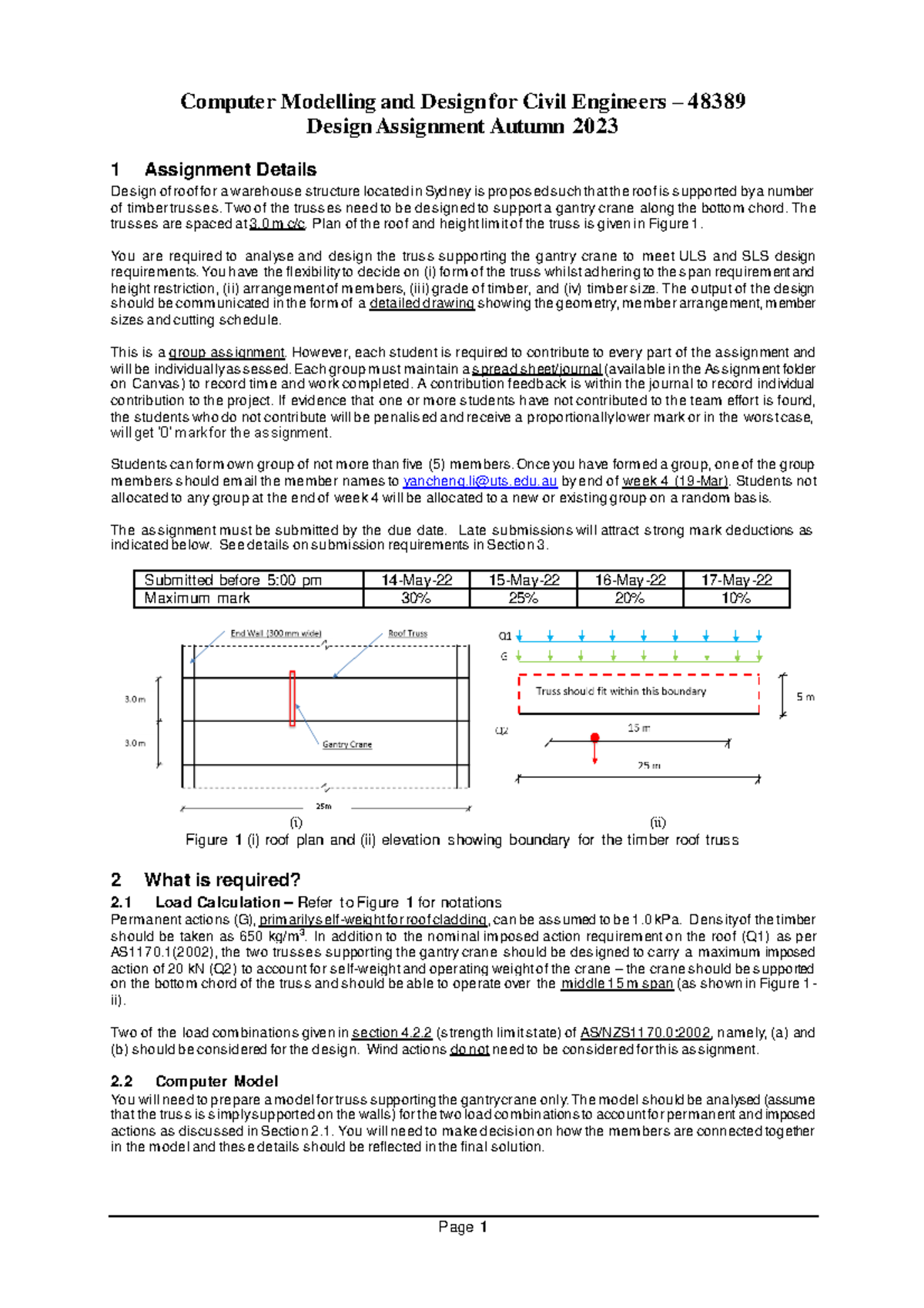 Computer Modelling-Design Assignment-A2023 - Page 1 Computer Modelling ...