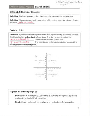 Chapter 4 Notes Filled IN - MTH 111 - Studocu