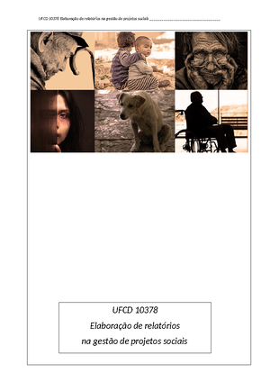 UFCD 4282 Manual Animação sociocultural - Módulo: Animação ...