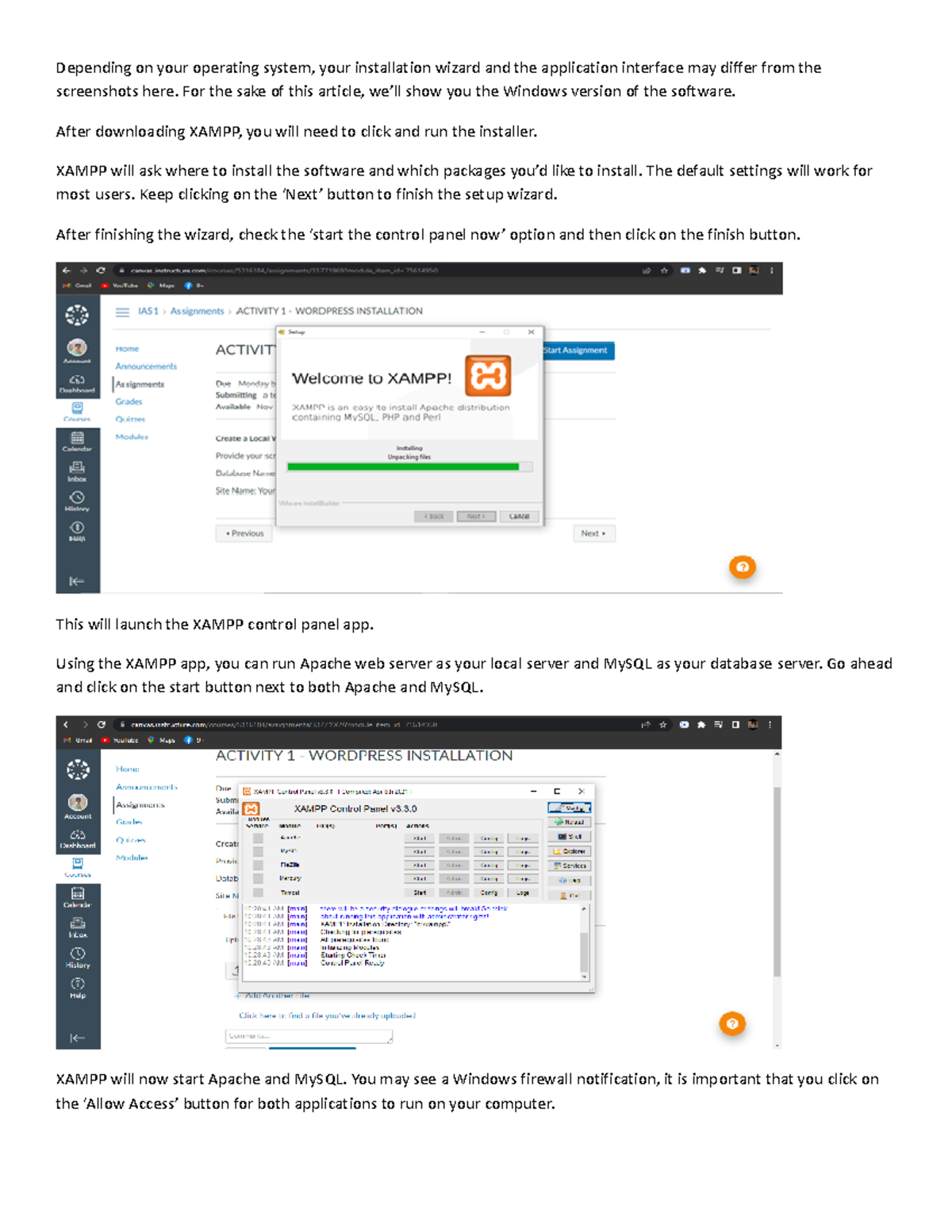 Activity 1 - exams - Depending on your operating system, your ...