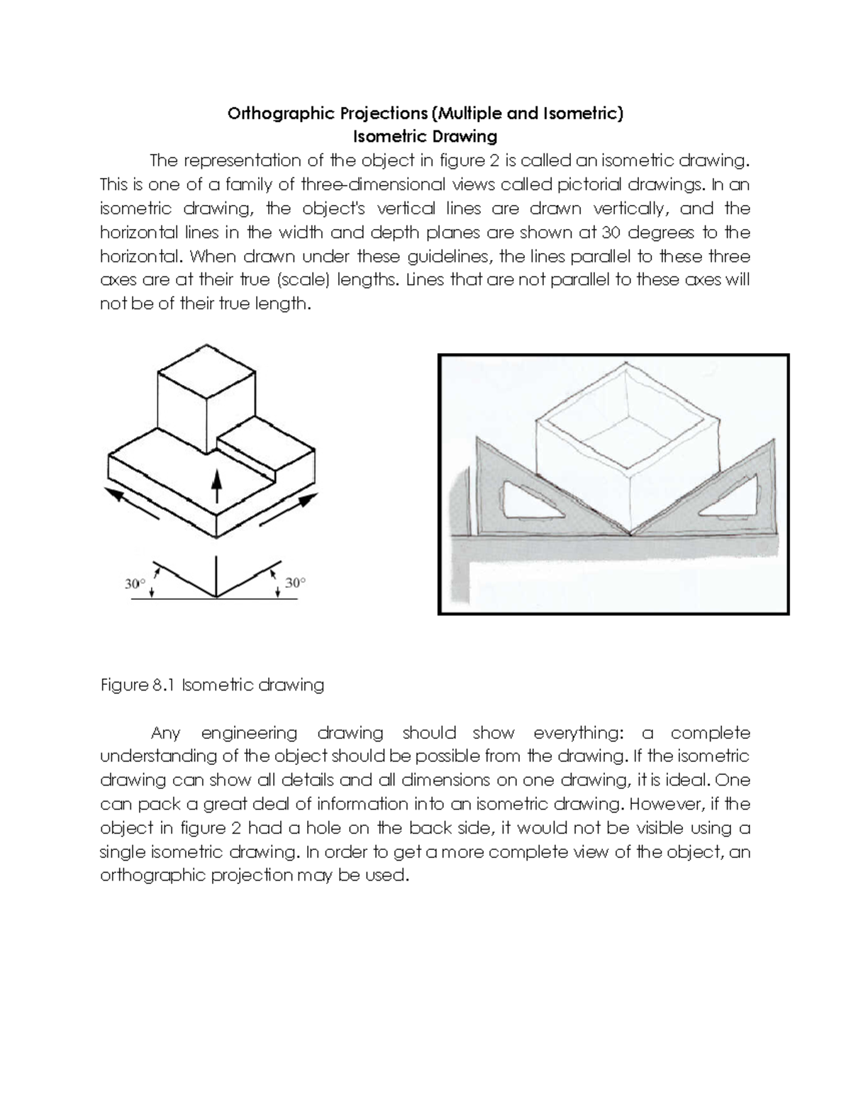 Orthographic Projections - This is one of a family of three-dimensional ...