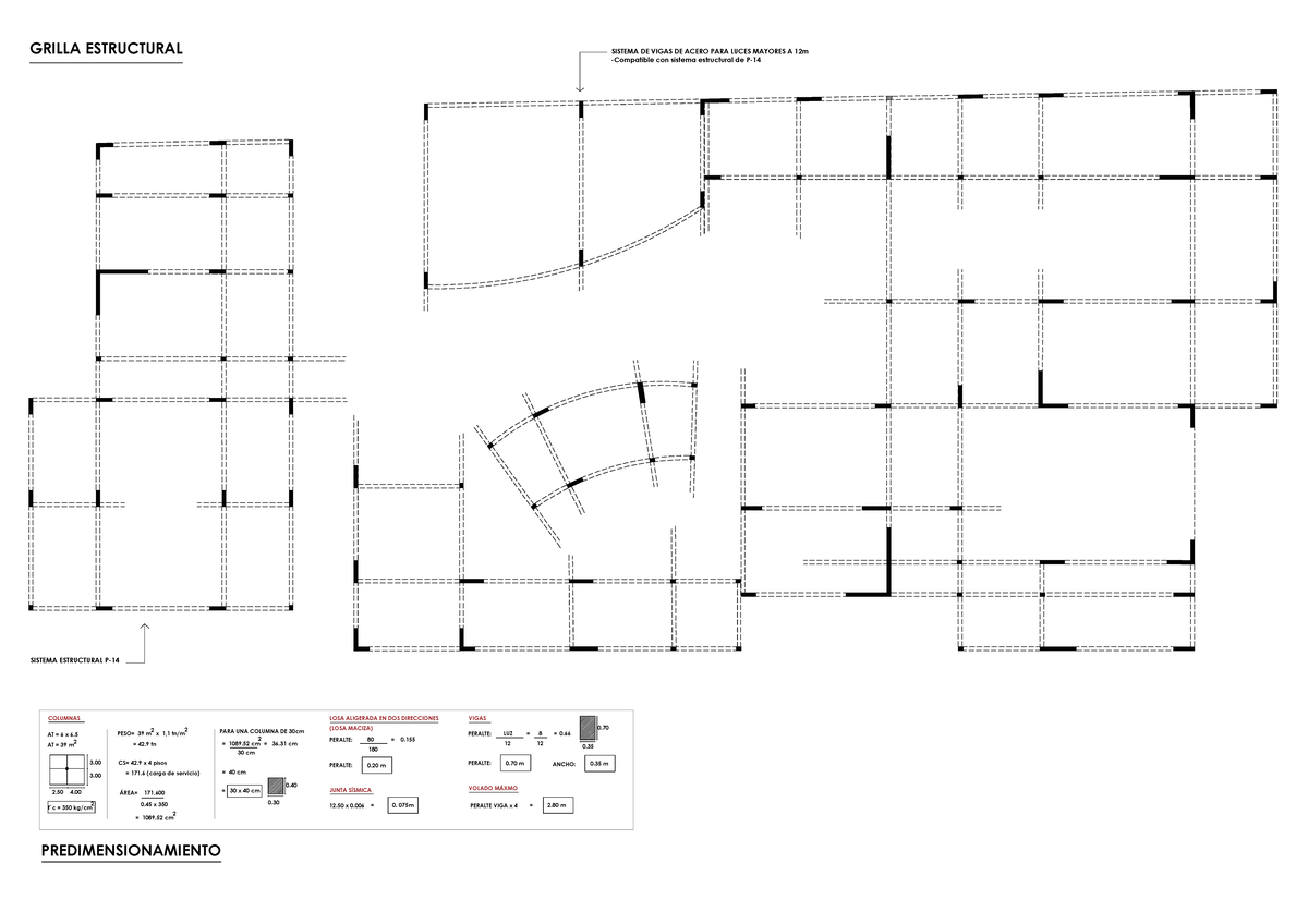 Grilla Estructural A3 Vegetal - SISTEMA DE VIGAS DE ACERO PARA LUCES ...