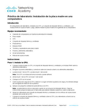 2.1.5.6 Lab - Install Adapter Cards - Práctica de laboratorio ...