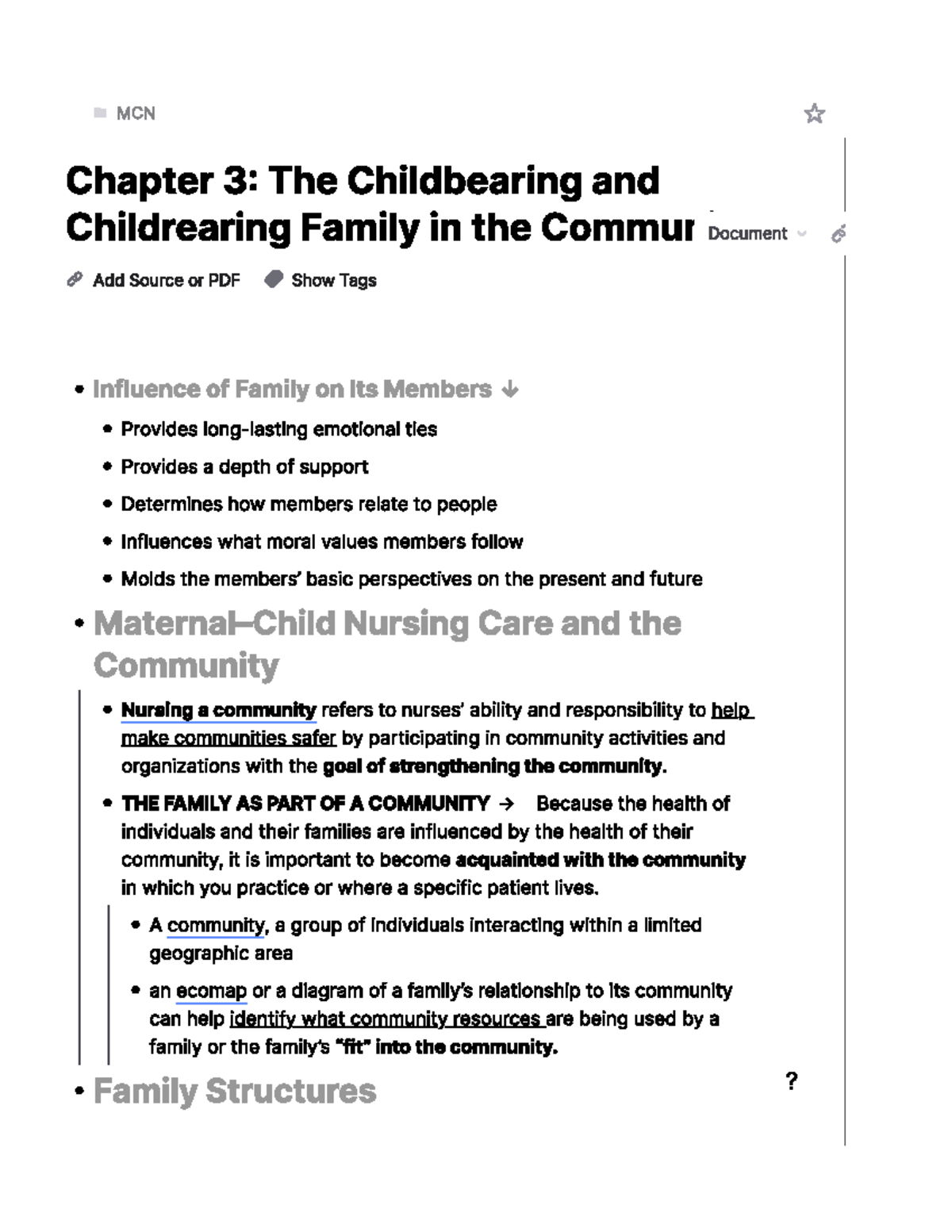 The Childbearing and Childrearing Family in the Community - Nursing ...