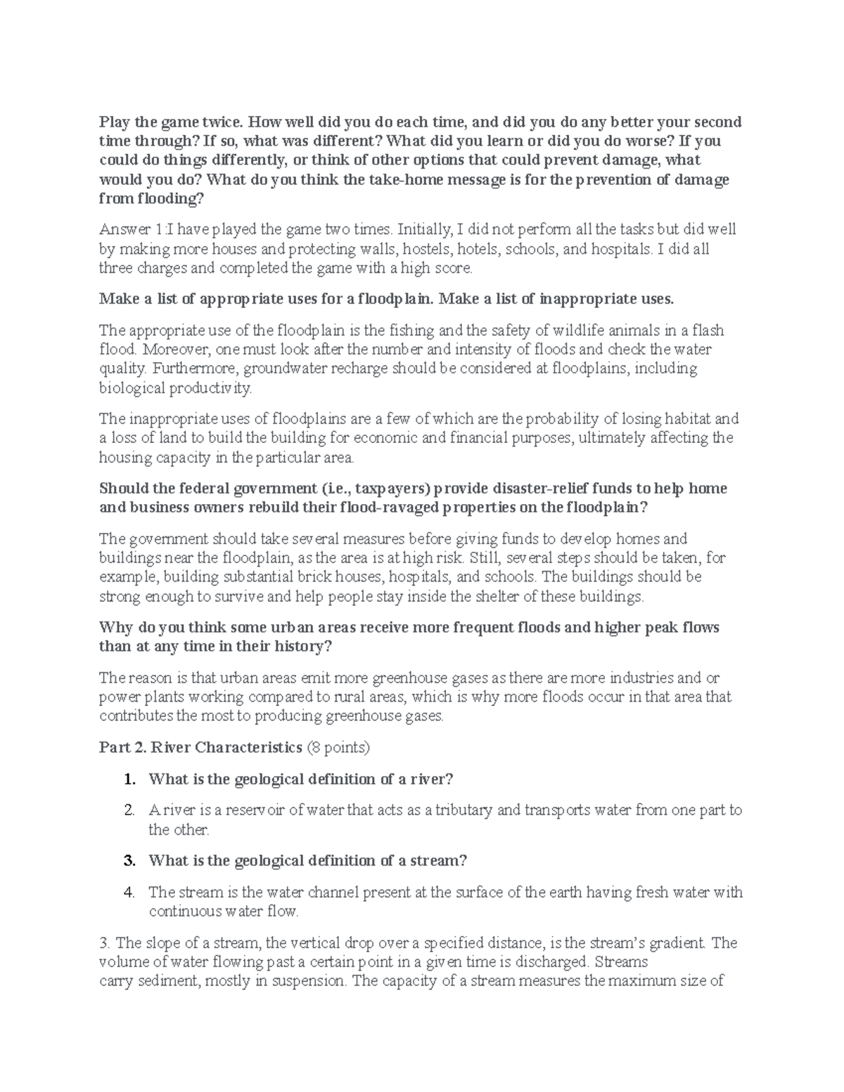 11 Lab - Geological assignment - 1112K - GSU - Studocu