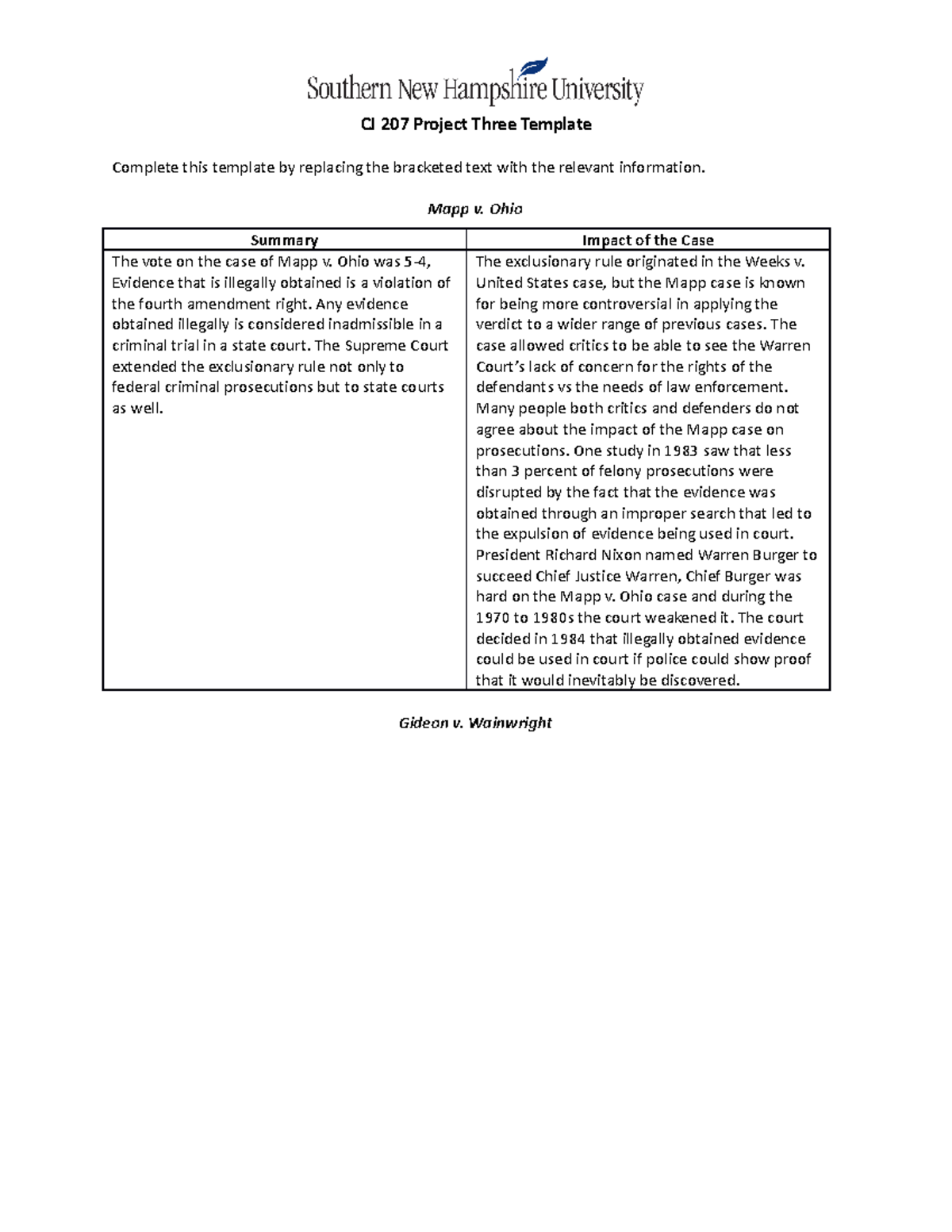 CJ 207 Project Three Template - CJ 207 Project Three Template Complete ...