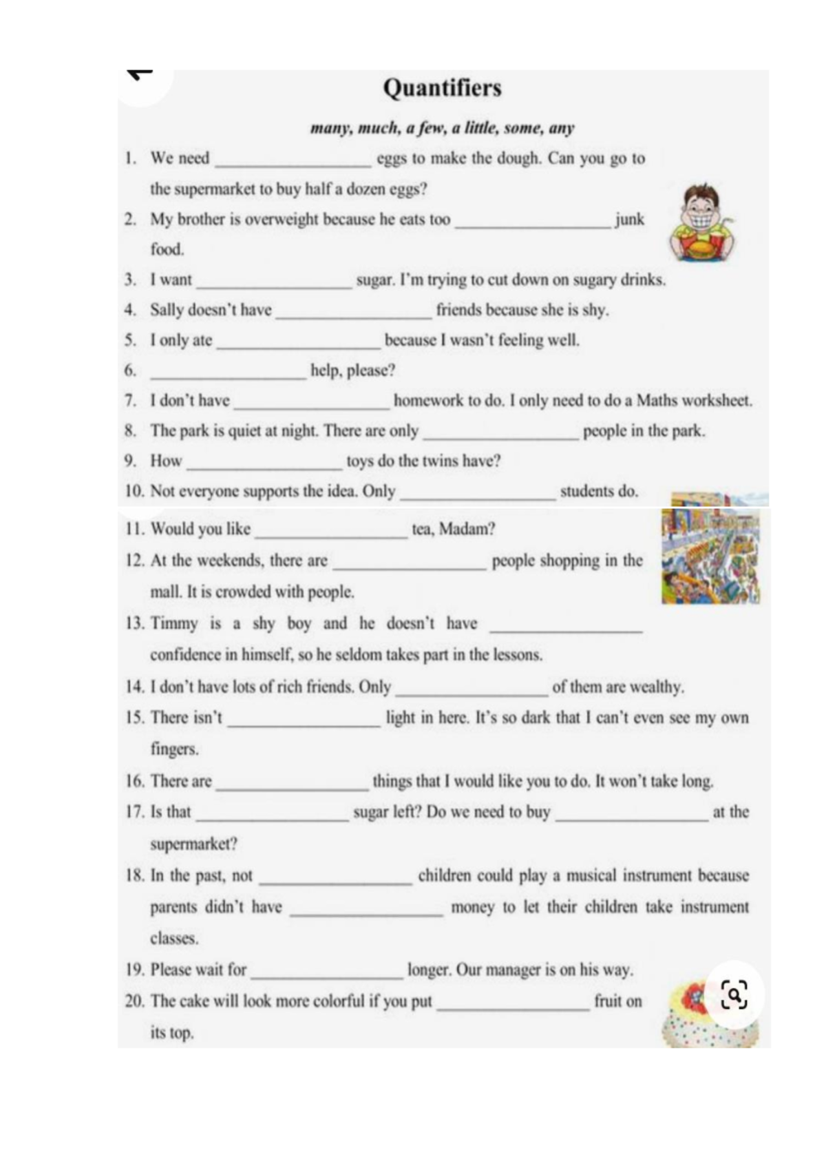 Quantifiers- Practice - Inglés para la Traducción IV - Studocu