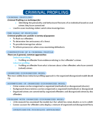 Chapter 1- An Introduction to Forensic Psychology ...